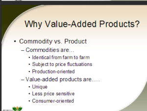Value added Agriculture