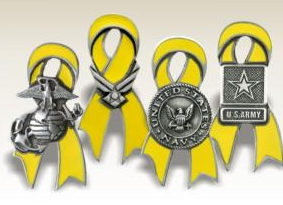 The various version of the theme “She wore a yellow ribbon”